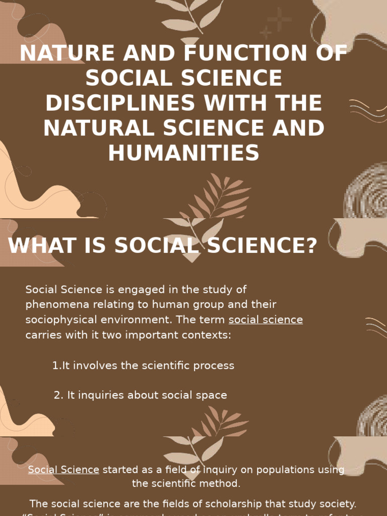 Brown Aesthetic Project Presentation | PDF | Social Sciences | Science
