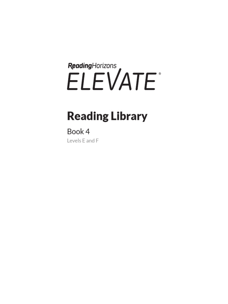 Reading Horizons Elevate Book 4 | PDF | Ernest Shackleton | Aurora