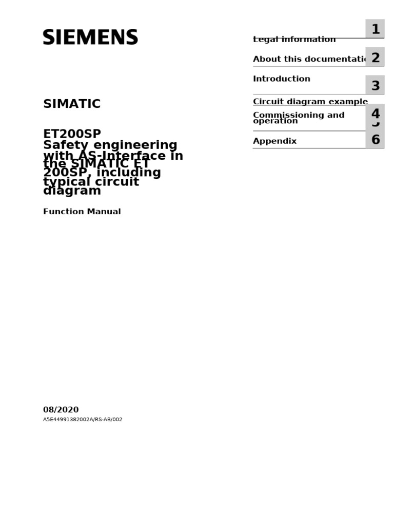 AS-i Safety ET200SP Function Manual en-US | PDF | Programmable Logic ...