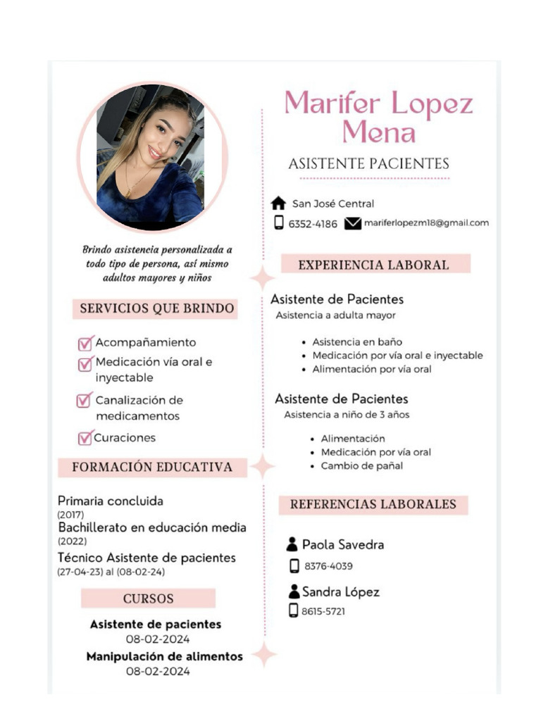 CV.P Marifer López | PDF
