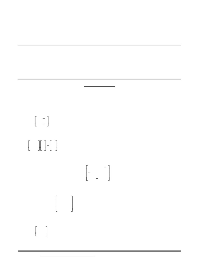 Matrices Worksheet Prepared by Divyanshu | PDF | Matrix (Mathematics) | Mathematics