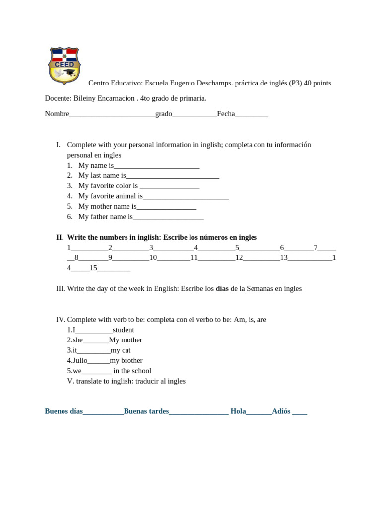 Práctica P3 4to - Bileiny | PDF