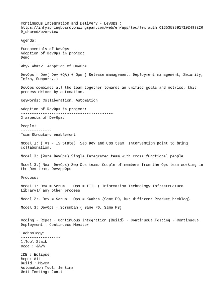 Dev Ops Note | PDF