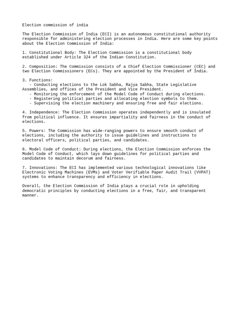 Functions and Powers of ECI | PDF