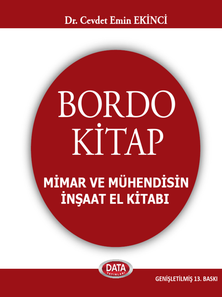 Bordo Kitap Mimar Muhendisin El Kitabi | PDF