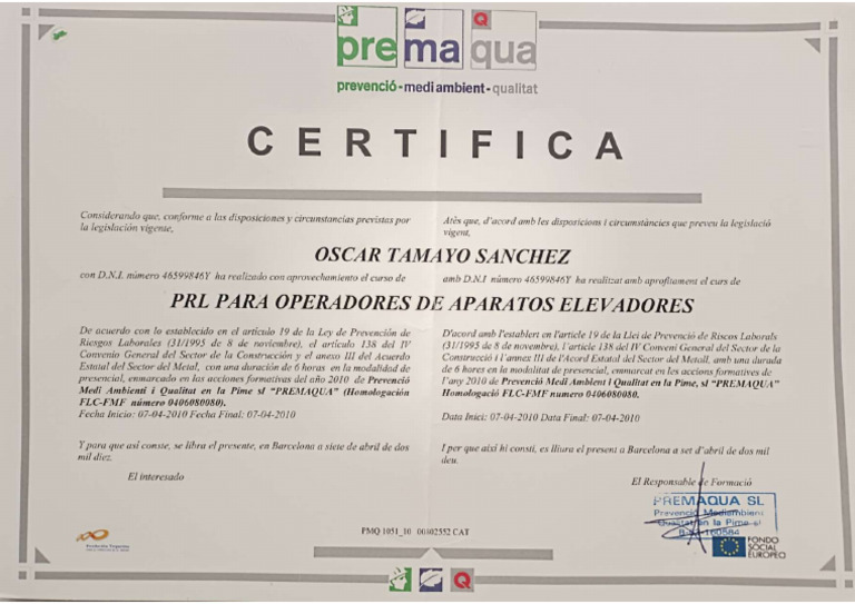 Curso Aparatos Elevadores | PDF