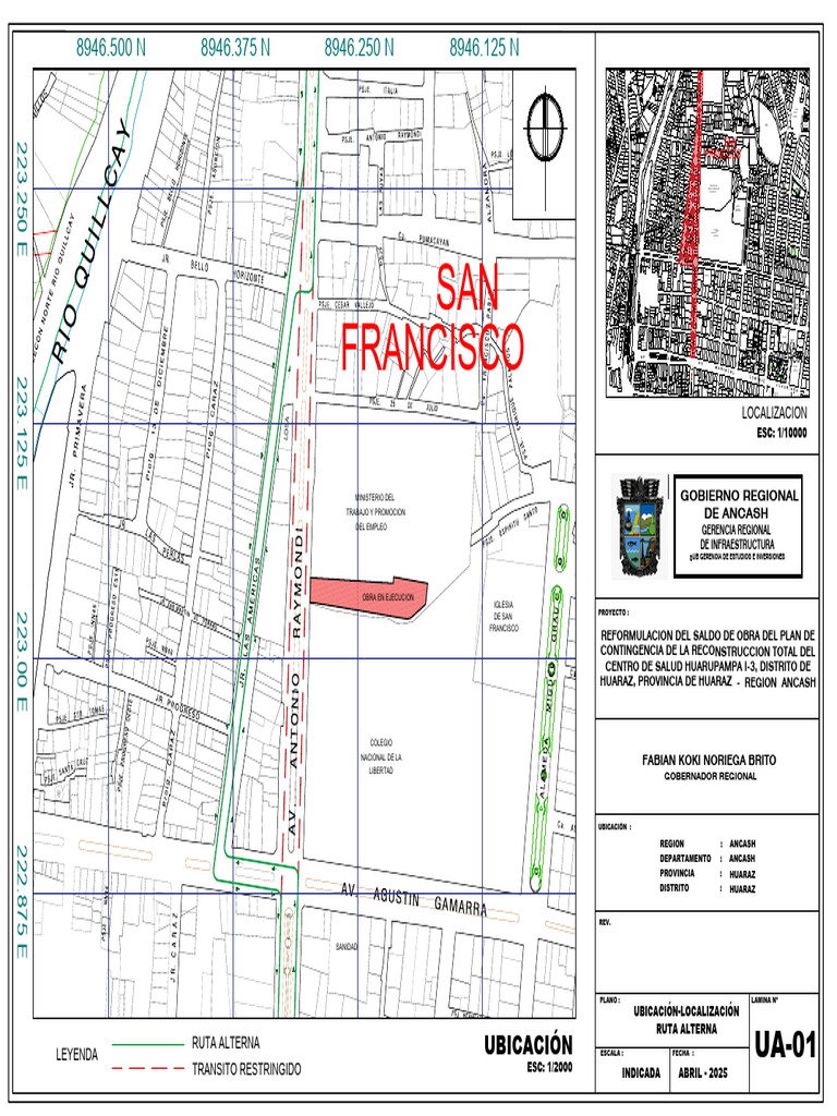 Plano de Ubicacion Desvio-Layout1 | PDF