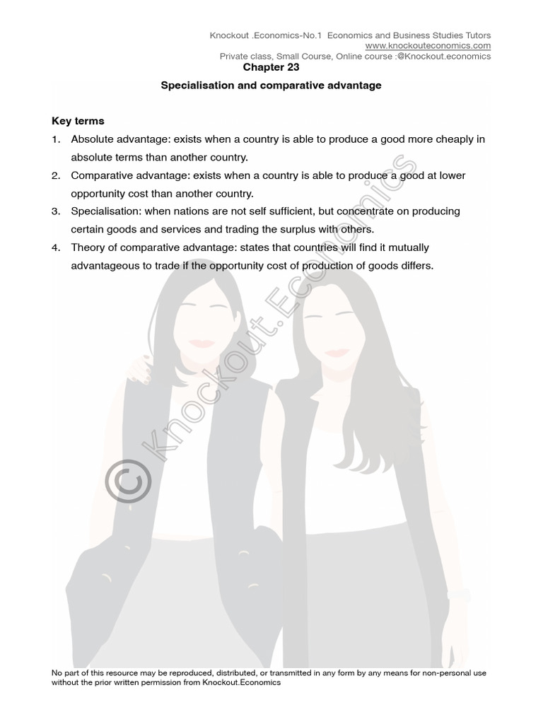 23.-Specialisation-and-comparative-advantage | PDF | Economics ...