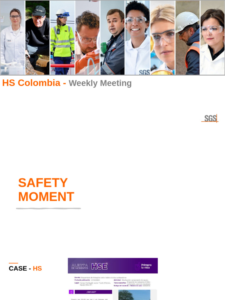 HS Weekly Case Atrapamiento Contenedores 31-01-2025 | PDF