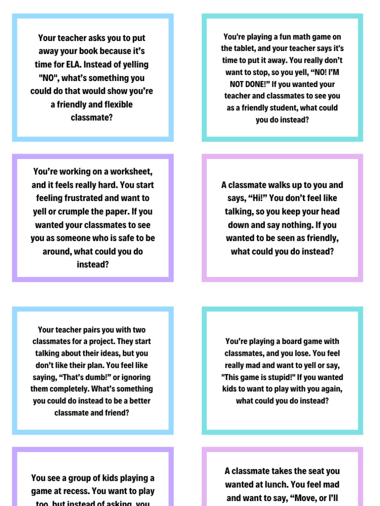 Being a Friendly Classmate | PDF