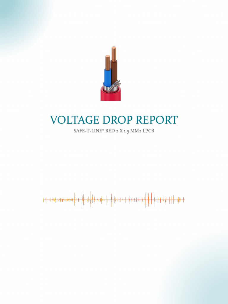 Voltage Drop Report 79001FS | PDF