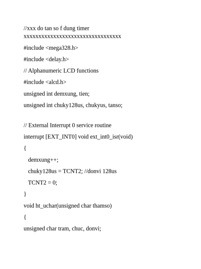Do Tan So F Dung Timer | PDF