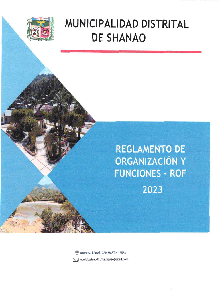 Rof - Shanao | PDF | Gobierno local | Alcalde