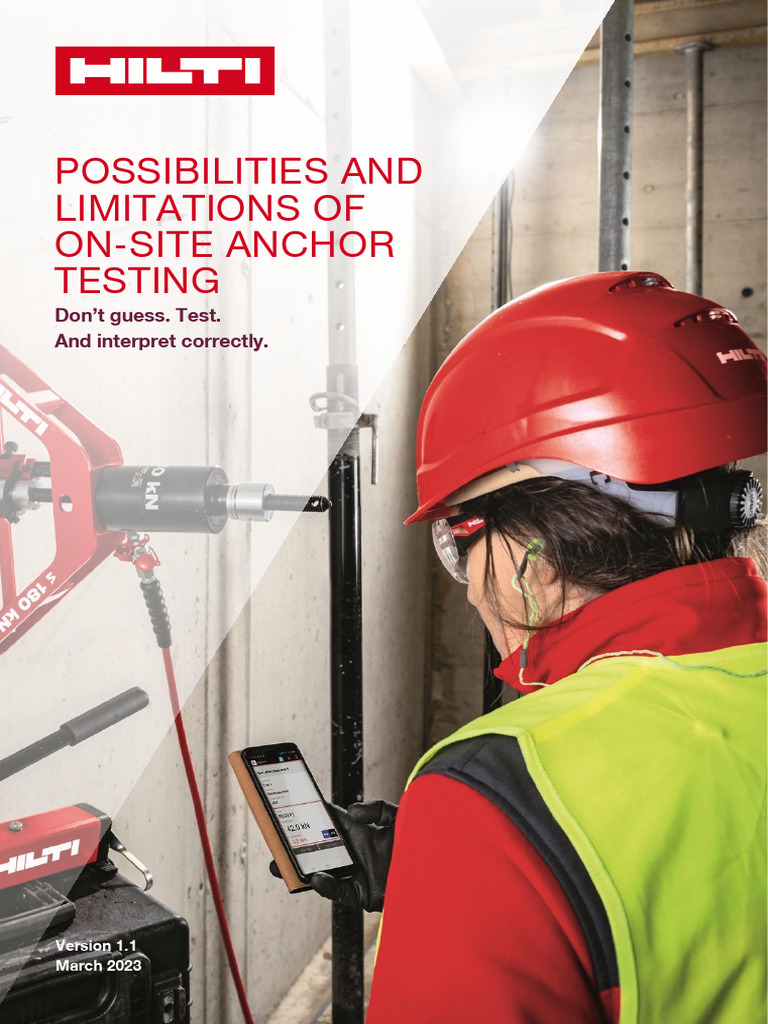 Anchor On-Site Testing Whitepaper W4585 0323 G en | PDF | Fracture ...