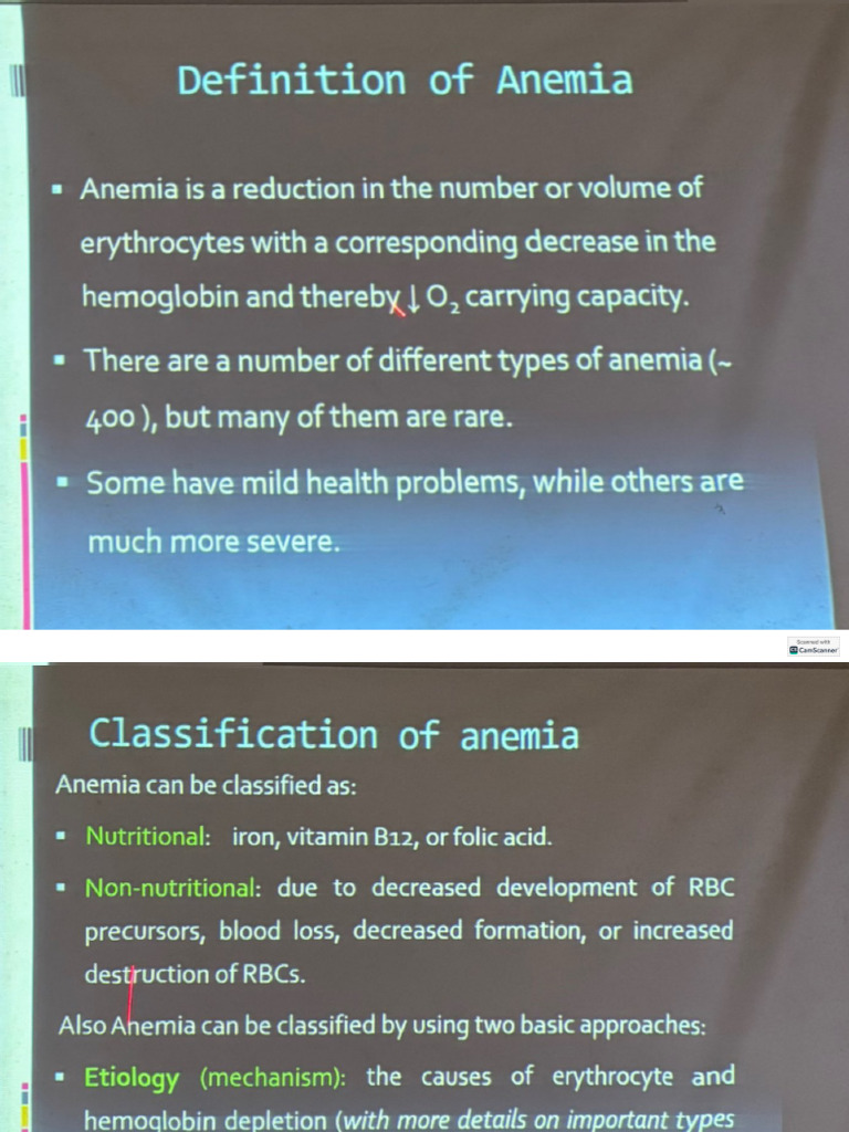 Types of Anaemia-23rd April 2025 | PDF