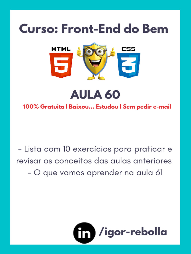 Aula60 Curso FrontEnd Bem | PDF