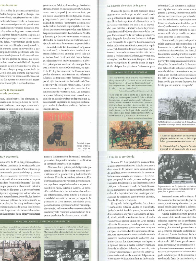 Primera Guerra Huellas | PDF