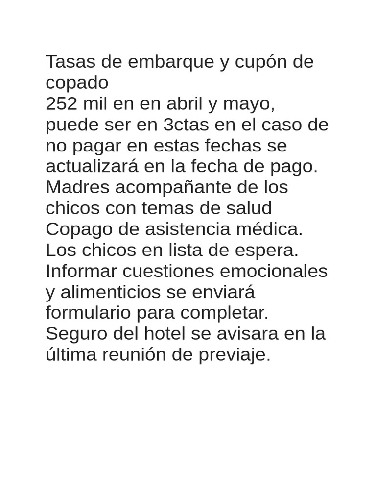 Nota de Travel | PDF