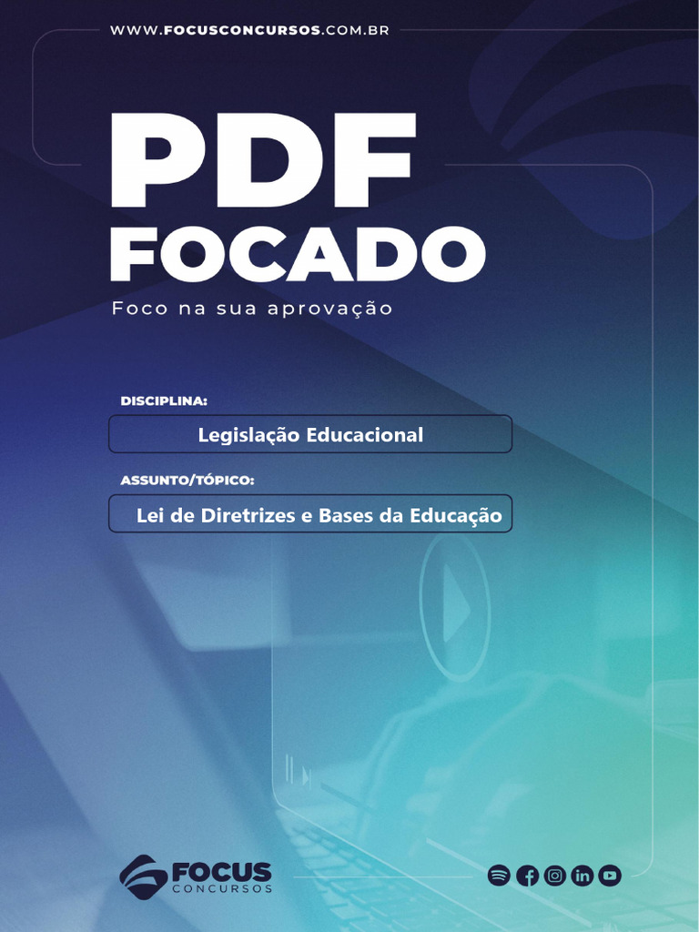 LDB - Aula 02 | PDF | Pré-escola | Ensino