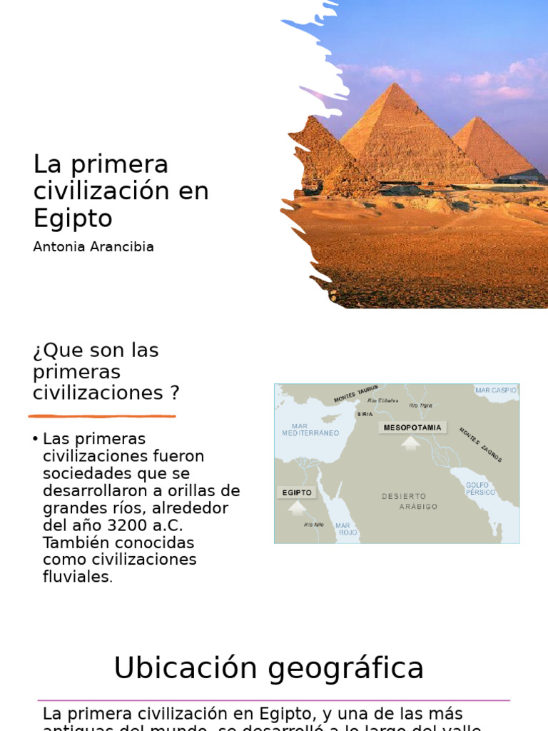 Primeras civilizaciones en Egipto | PDF | Antiguo Egipto