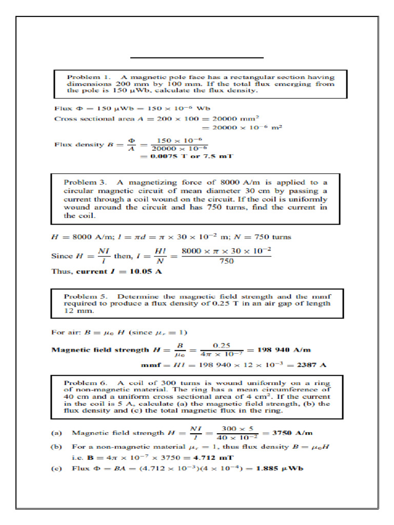 Sheet 6 Final EMF | PDF