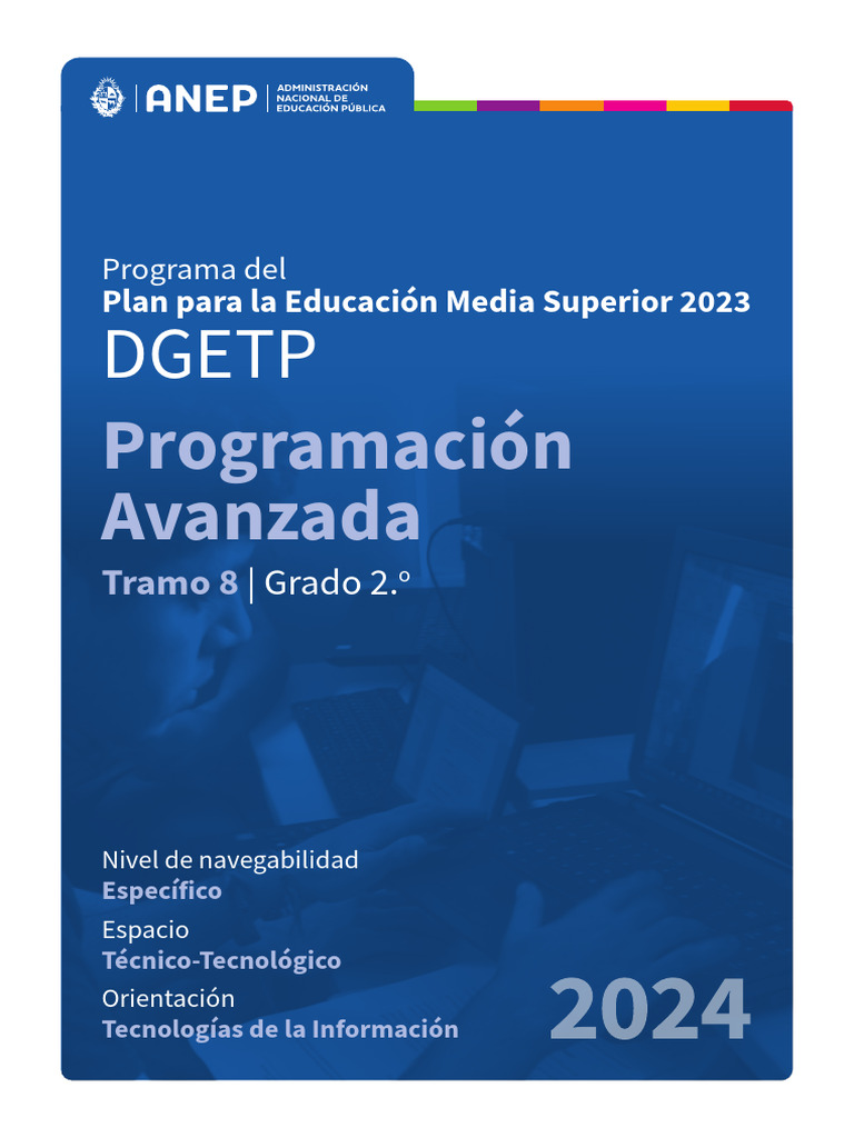 Programación Avanzada DGETP2do | PDF | Evaluación | Programación orientada a objetos