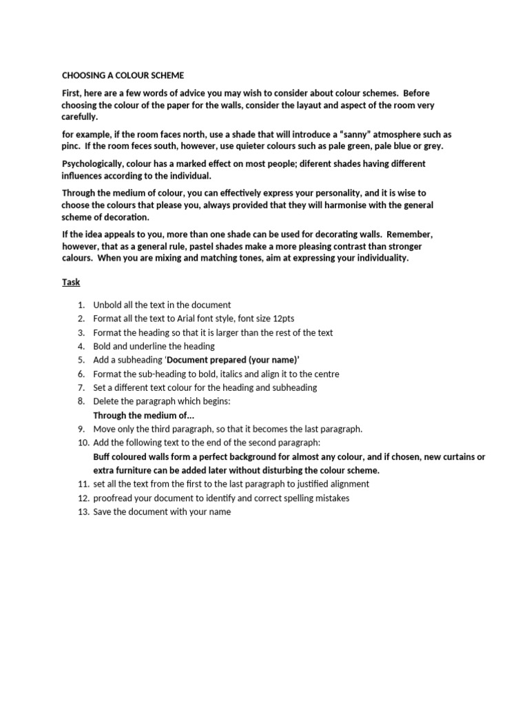 Form 2 ICT Term 1 Week 1 - Practical Lesson | PDF
