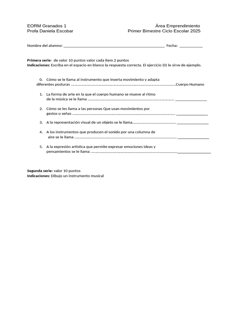 EORM Granados 1 | PDF