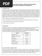 Fulmer SPICES Tool for Elderly Assessment | PDF | Geriatrics ...