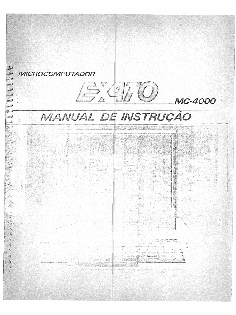 Exato Cce Mc4000 Manual | PDF | Cor | Basic