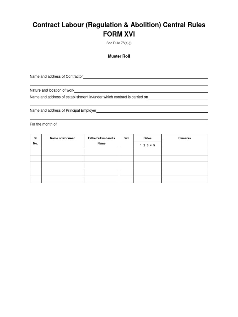 Contract Labour 19 | PDF