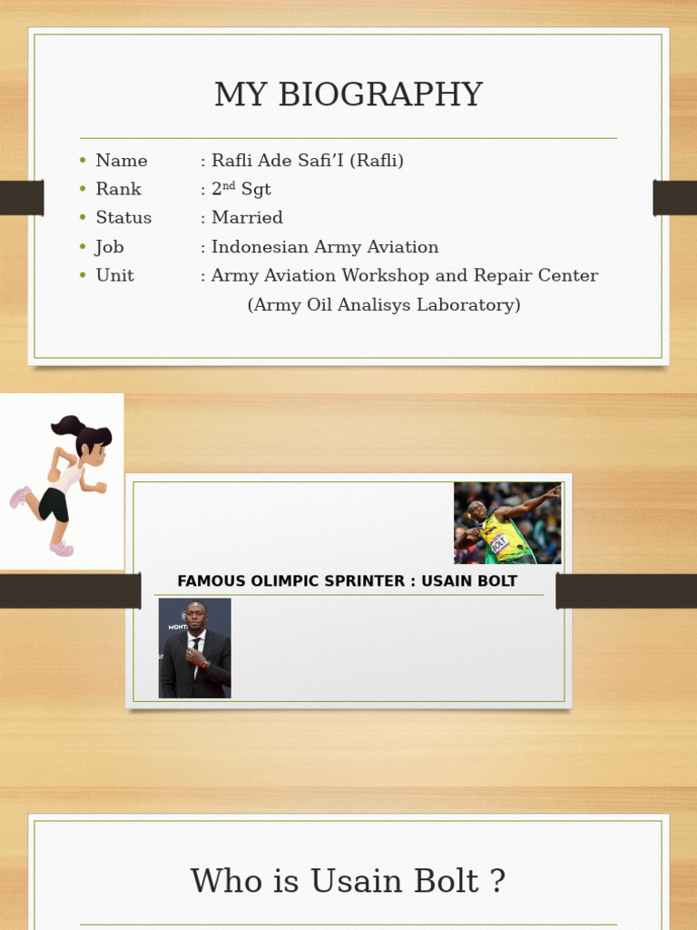 Biography Usain Bolt | PDF