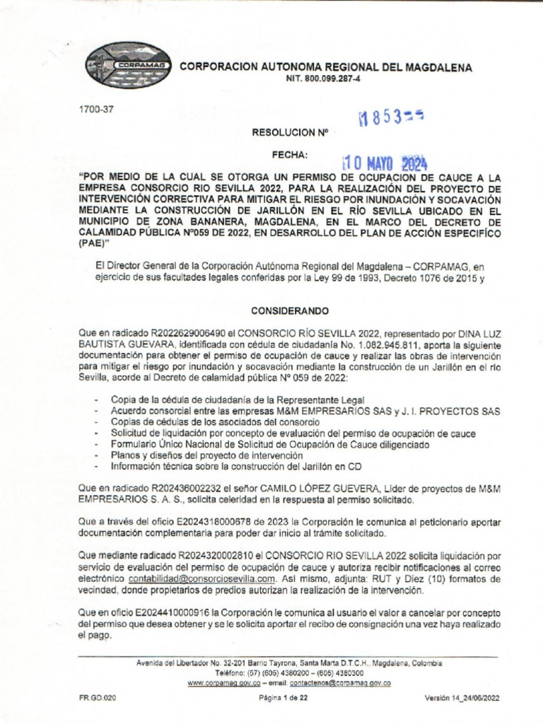 Resol 1853-2024 | PDF