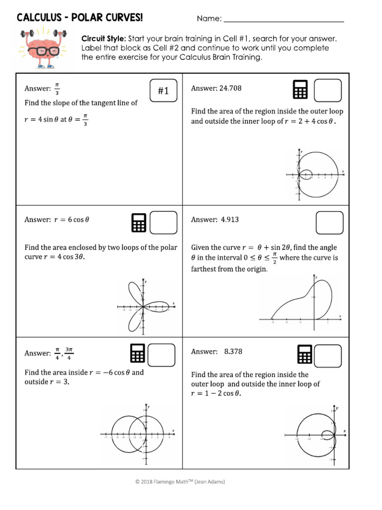 Polar Calculus Review | PDF