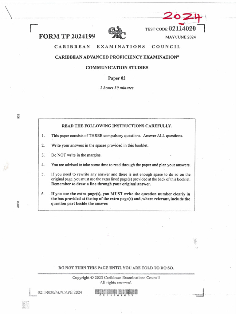 Communication Studies Module 1 Questions | PDF