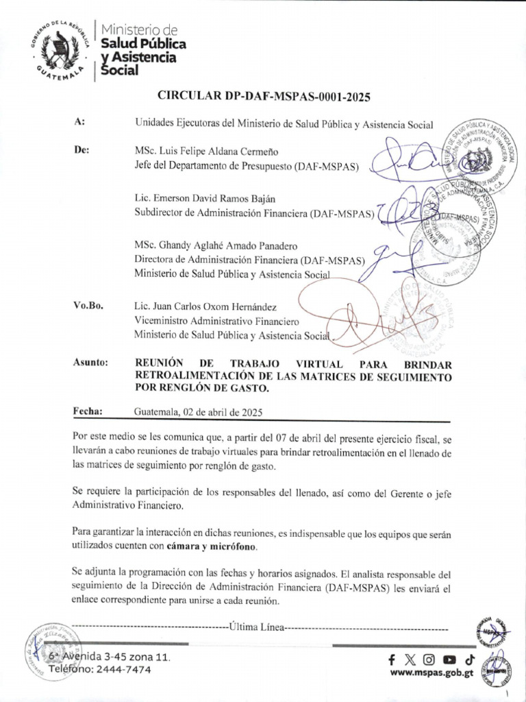 Circular DP Daf Mspas 0001 2025 | PDF