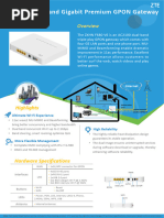 ZXHN F6600P Datasheet | PDF | Wi Fi | I Pv6