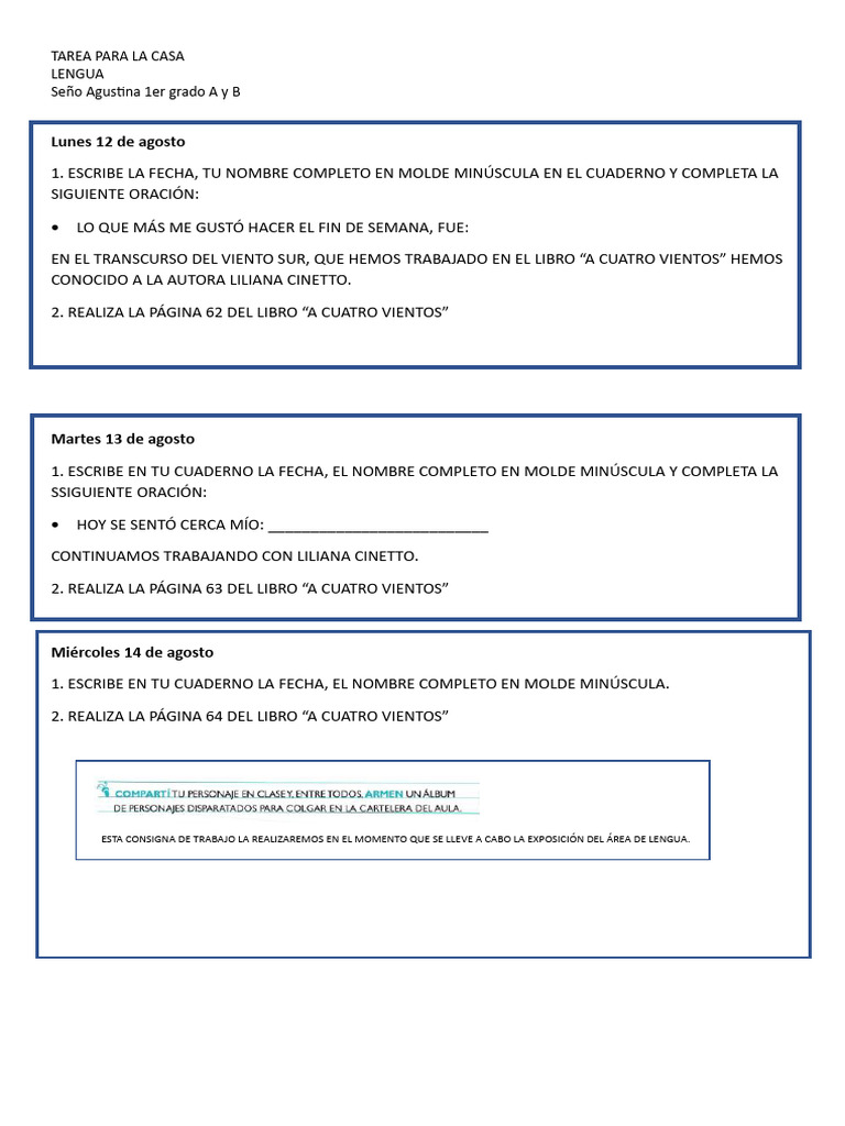 TAREA PARA LA CASA 128-.168docx | PDF