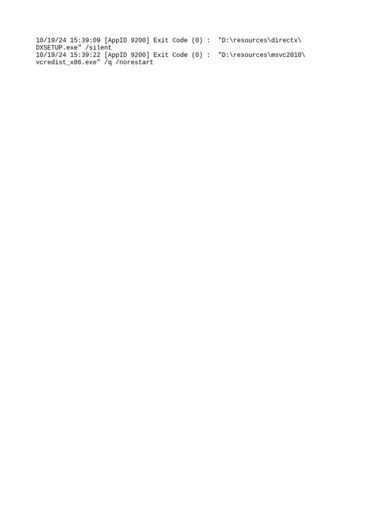 Installscript Log | PDF