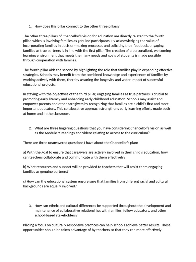 Module 9-Discussion Board | PDF | Teachers | Cognition