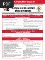 REAL ID Checklist - California DMV | PDF | Identity Document ...
