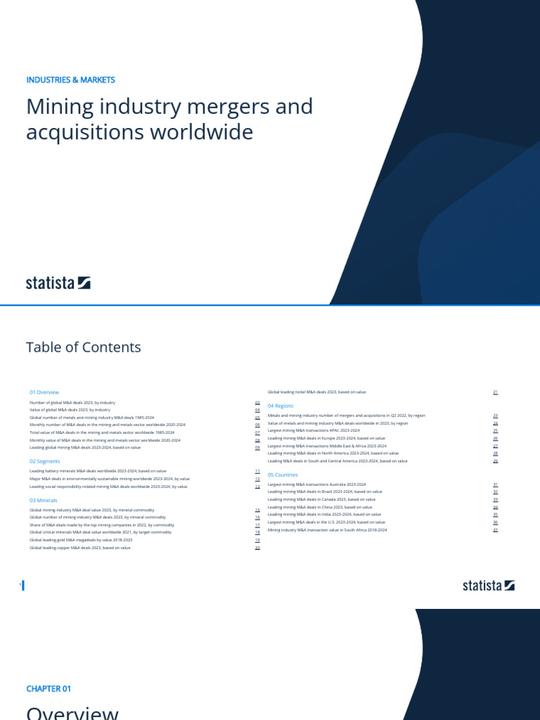 Mining M&A Trends 2023-2024 | PDF | Mergers And Acquisitions | Mining