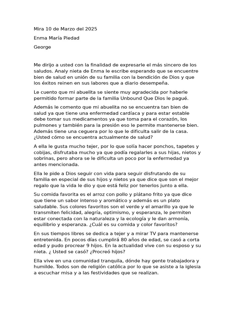 Carta Enma | PDF