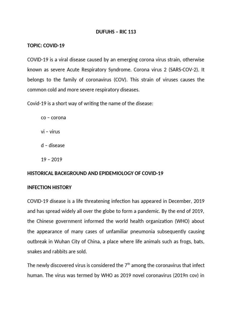 Dufuhs - Covid-19 & Lassa Fever | PDF | Immune System | Vaccines