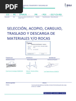 Procedimiento de Acopio de Materiales | PDF