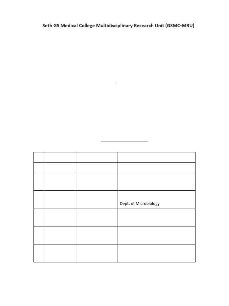 Seth GS-Med College Multidisciplinary Research - Unit - 20 09 2022 | PDF | Nephrology ...