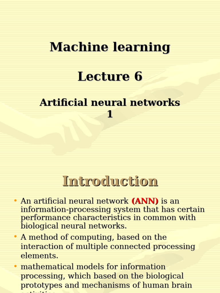 Machine Learning | PDF | Neuron | Nervous System