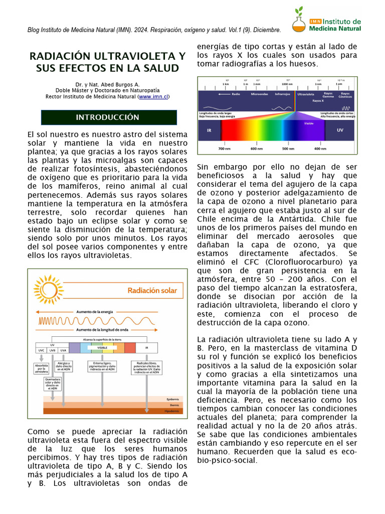 Radiacion Electromagnetica Blog IMN Diciembre Vol192024 | PDF ...