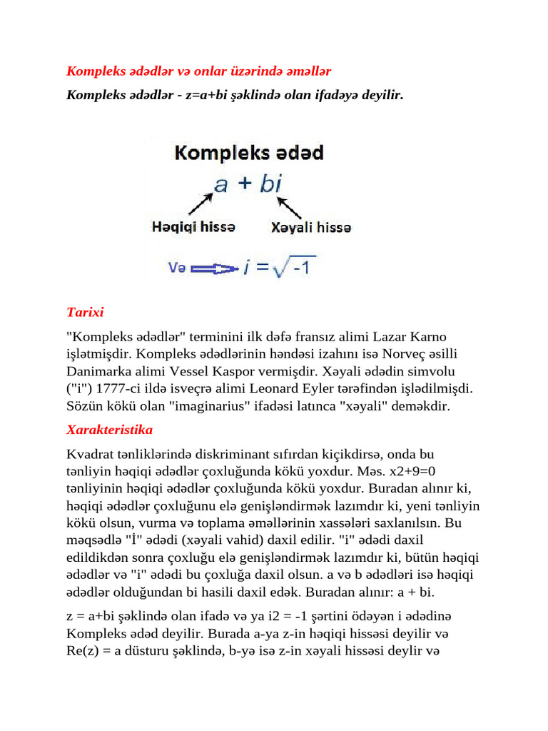 Riyazi Analiz SB 4 | PDF