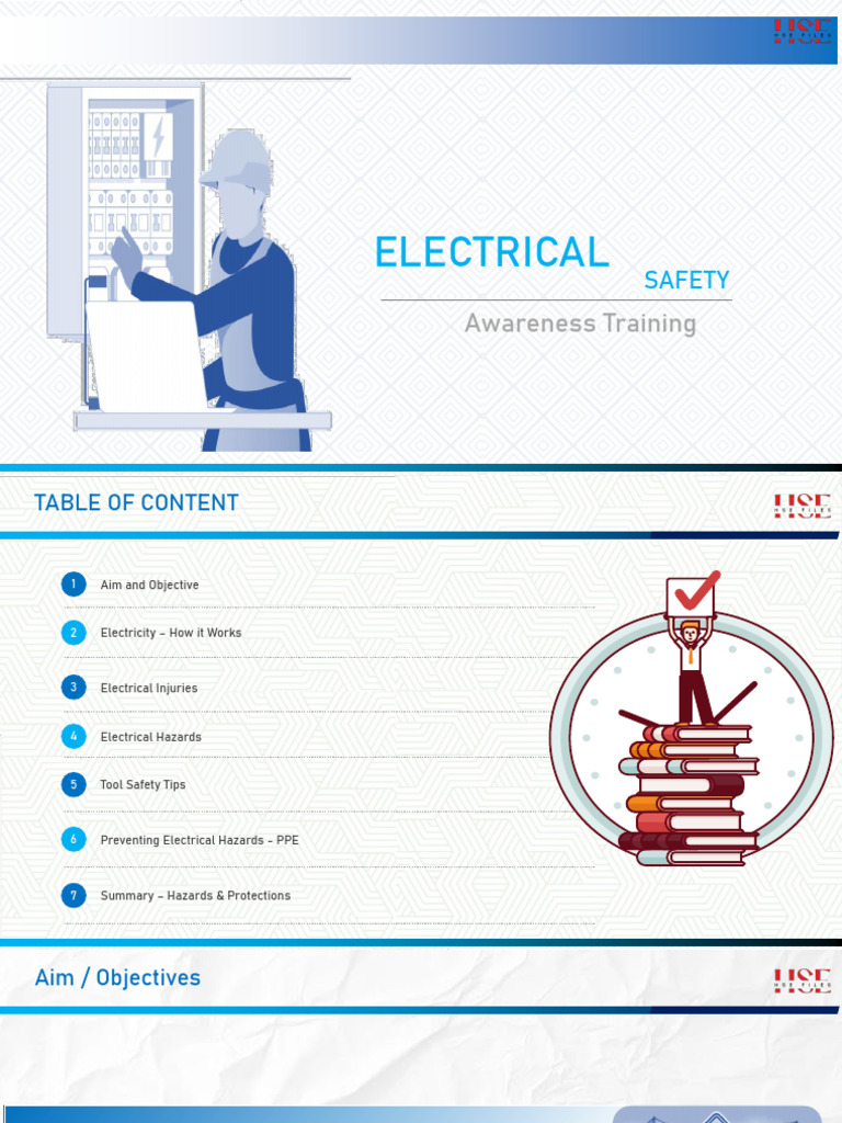 Electrical Safety Training Presentation | PDF | Electrical Wiring ...